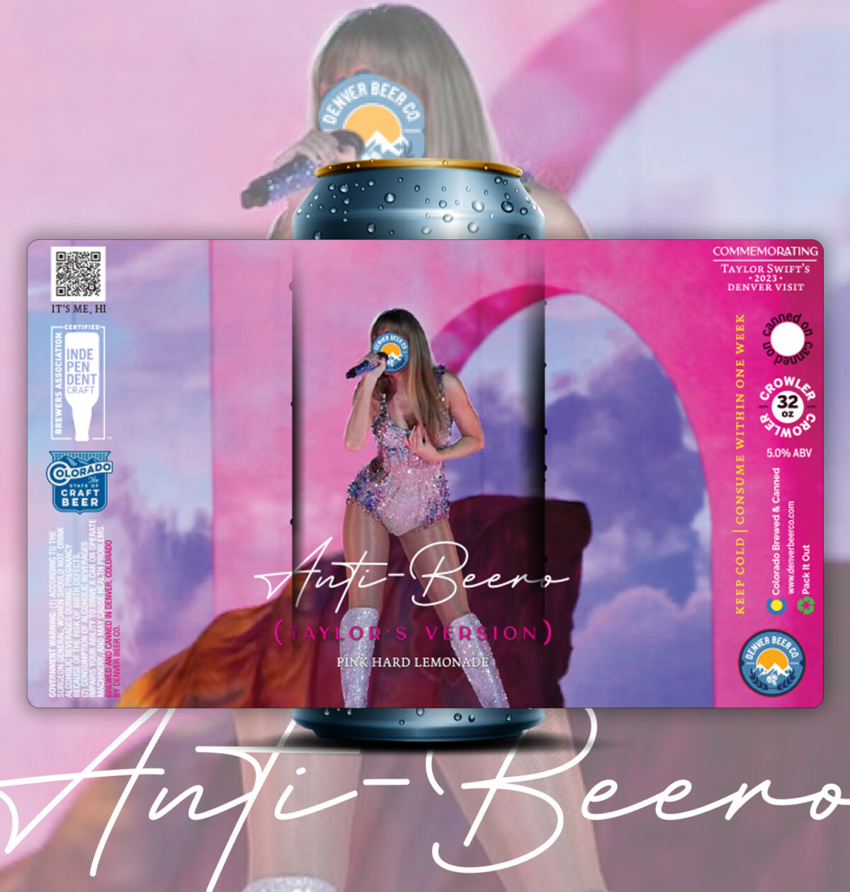 Anti-BEERo Pink Hard-Lemonade (Taylor's Version) Preorder | Denver Beer ...